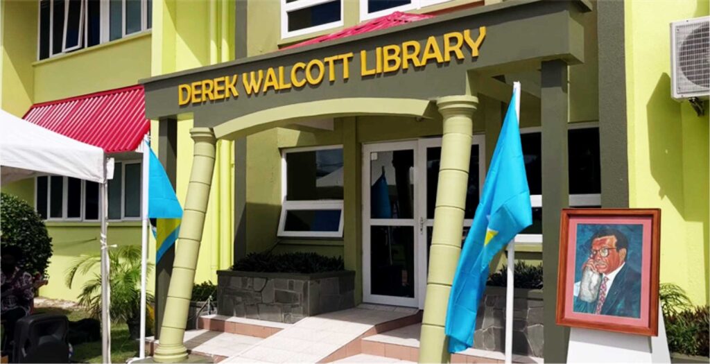 Derek-Walcott-Library-Opens-at-SALCC - Jakoproductions